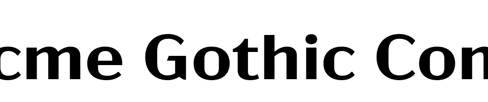 Acme Gothic Comp font Full Family Free [Download Now]