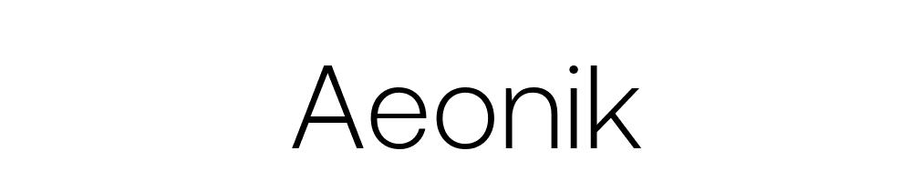 Aeonik font Full Family Free [Download Now]
