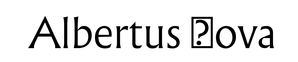 Albertus Nova font Full Family Free [Download Now]
