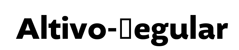 Altivo-Regular font Full Family Free [Download Now]