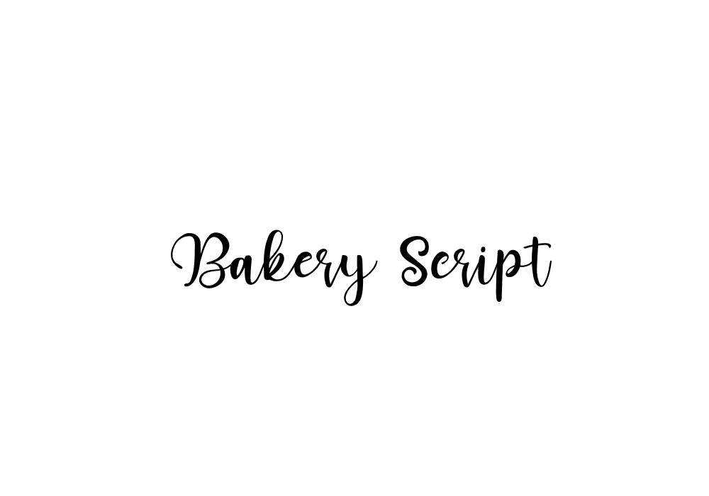 Bakery Script font Full Family Free [Download Now]