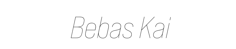 Bebas Kai font Full Family Free [Download Now]