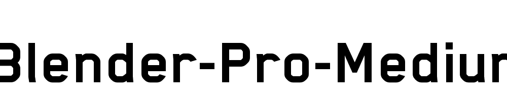 Blender-Pro-Medium font Full Family Free [Download Now]
