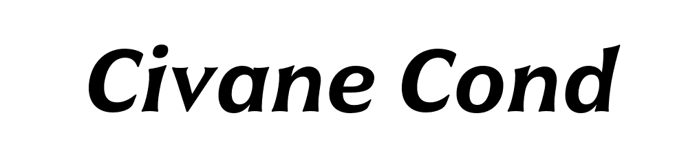 Civane Cond font Full Family Free [Download Now]