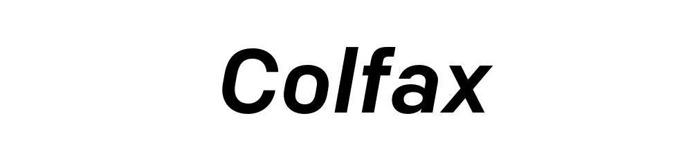 Colfax font Full Family Free [Download Now]