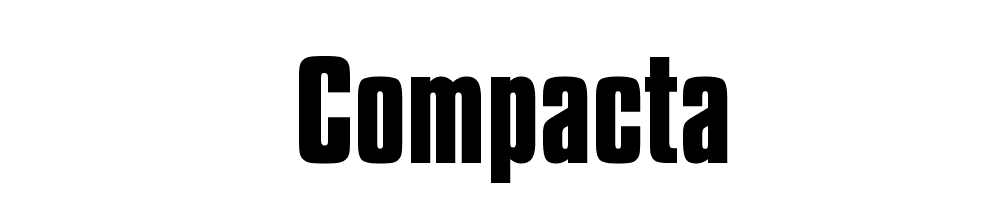 Compacta font Full Family Free [Download Now]