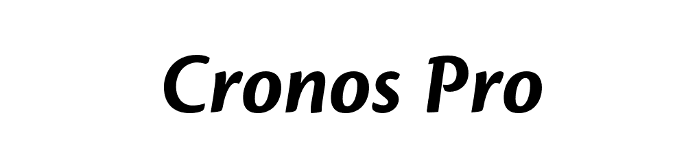 Cronos Pro font Full Family Free [Download Now]