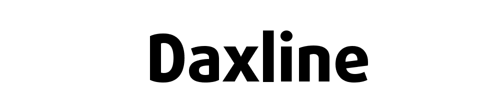 Daxline font Full Family Free [Download Now]