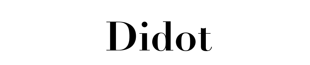 Didot font Full Family Free [Download Now]