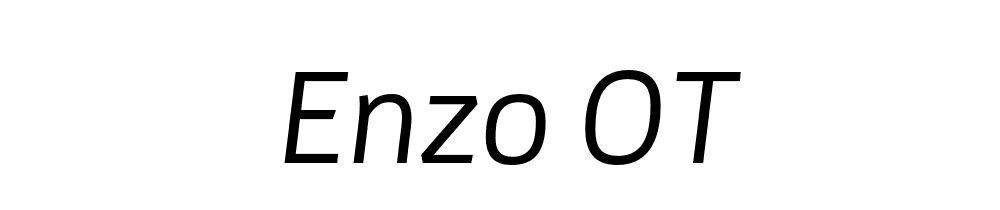 Enzo OT font Full Family Free [Download Now]