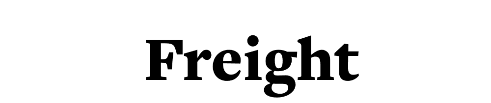 Freight font Full Family Free [Download Now]
