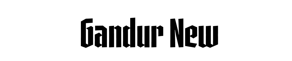 Gandur New font Full Family Free [Download Now]