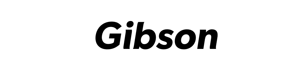 Gibson font Full Family Free [Download Now]
