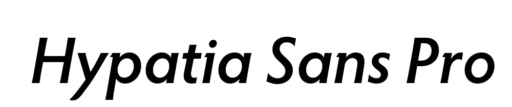 Hypatia Sans Pro font Full Family Free [Download Now]