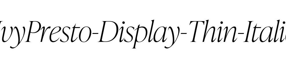 IvyPresto-Display-Thin-Italic - Free fonts | helvetica neue Font Free ...
