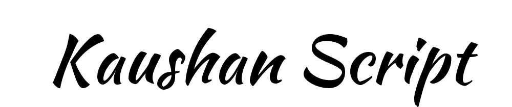 Kaushan Script font Full Family Free [Download Now]