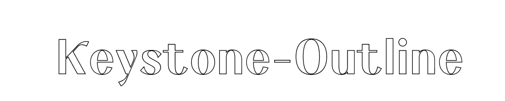 Keystone-Outline - [Fonnts]