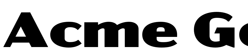 Acme Gothic Comp font Full Family Free [Download Now]
