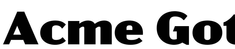 Acme Gothic Comp font Full Family Free [Download Now]