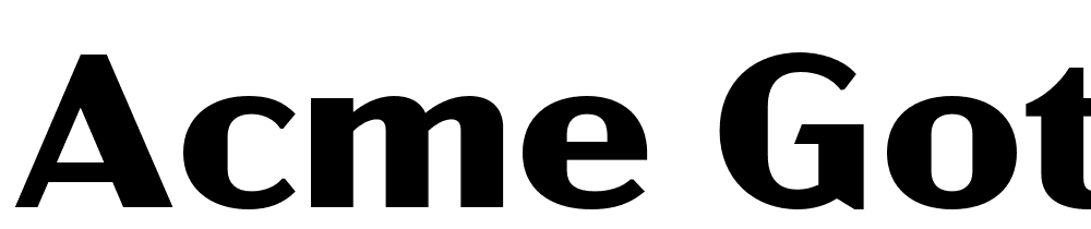 Acme Gothic Comp font Full Family Free [Download Now]