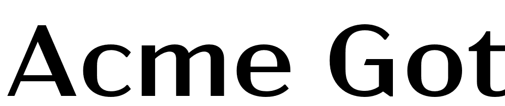 Acme Gothic Comp font Full Family Free [Download Now]