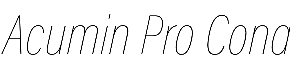 Acumin Pro font Full Family Free [Download Now]