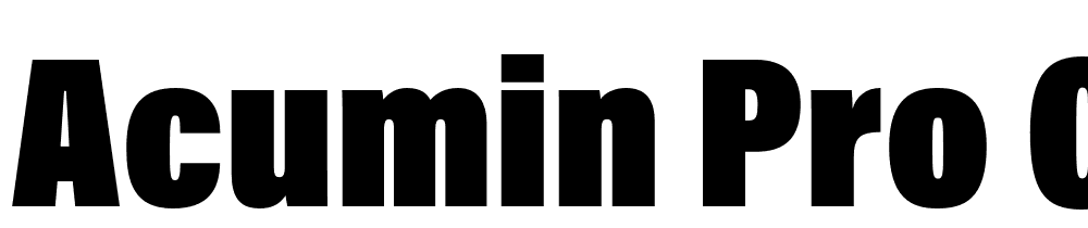 Acumin Pro font Full Family Free [Download Now]
