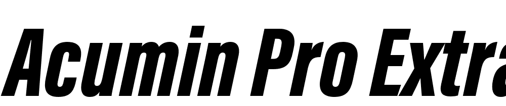 Acumin Pro font Full Family Free [Download Now]