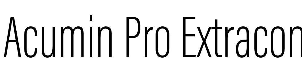 Acumin Pro font Full Family Free [Download Now]
