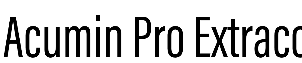Acumin Pro font Full Family Free [Download Now]