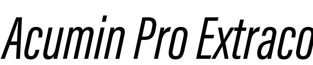 Acumin Pro font Full Family Free [Download Now]