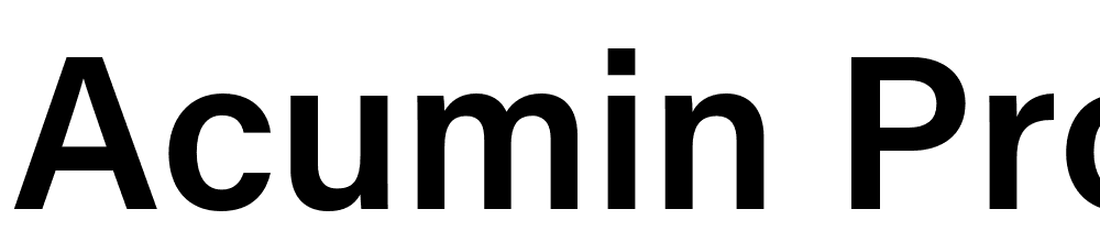 Acumin Pro font Full Family Free [Download Now]