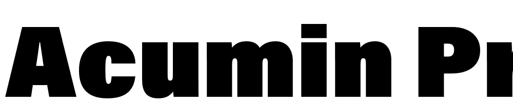 Acumin Pro font Full Family Free [Download Now]