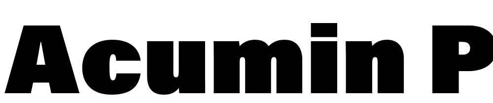 Acumin Pro font Full Family Free [Download Now]