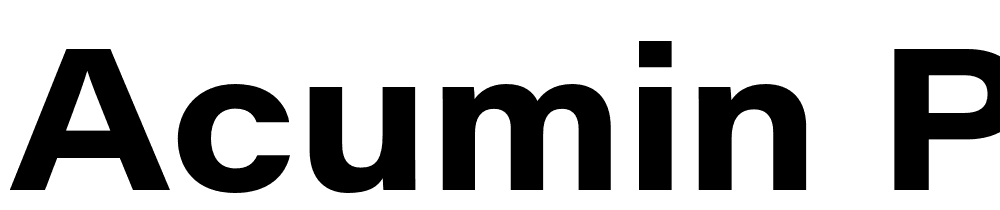 Acumin Pro font Full Family Free [Download Now]