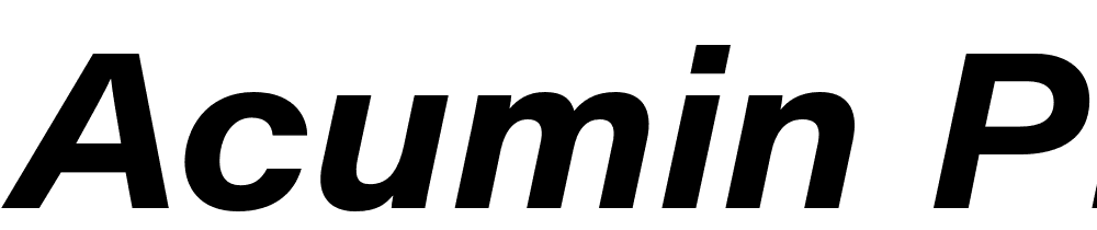 Acumin Pro font Full Family Free [Download Now]
