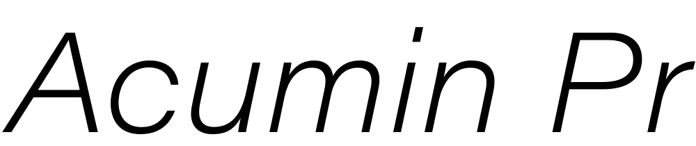 Acumin Pro font Full Family Free [Download Now]