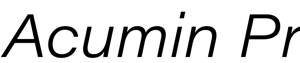 Acumin Pro font Full Family Free [Download Now]