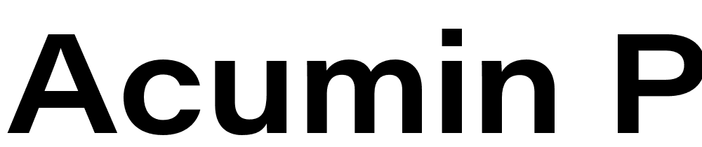 Acumin Pro font Full Family Free [Download Now]