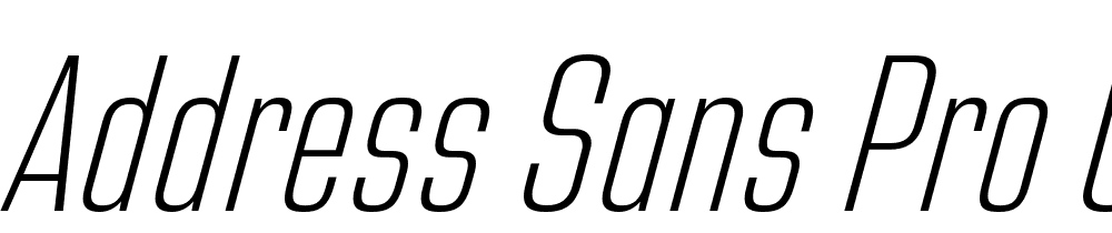 Address Sans Pro font Full Family Free [Download Now]
