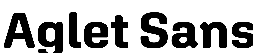 Aglet Sans font Full Family Free [Download Now]