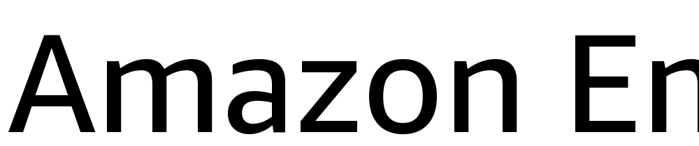 Amazon-Ember-Regular font Full Family Free [Download Now]