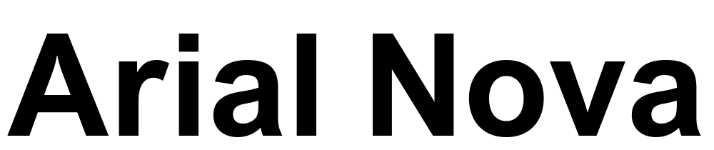 Arial Nova font Full Family Free [Download Now]