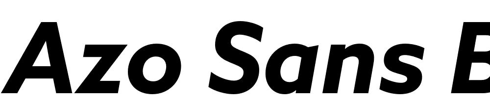 Azo Sans font Full Family Free [Download Now]