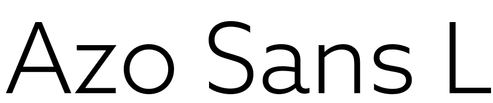 Azo Sans font Full Family Free [Download Now]