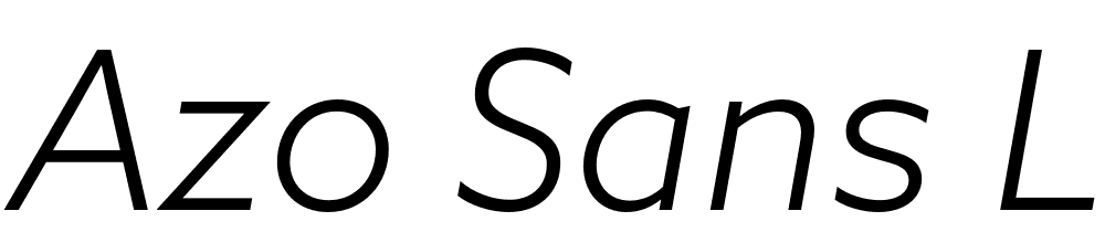 Azo Sans font Full Family Free [Download Now]