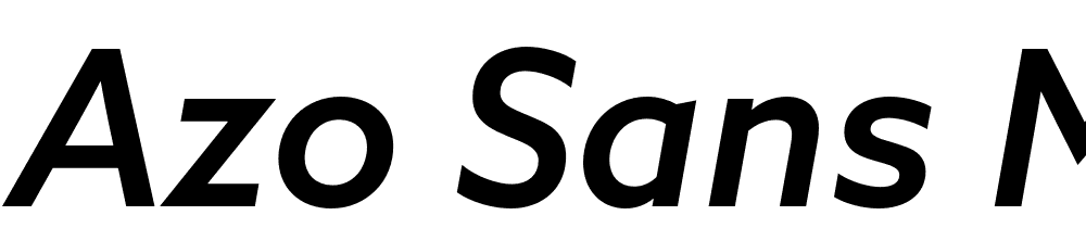 Azo Sans font Full Family Free [Download Now]
