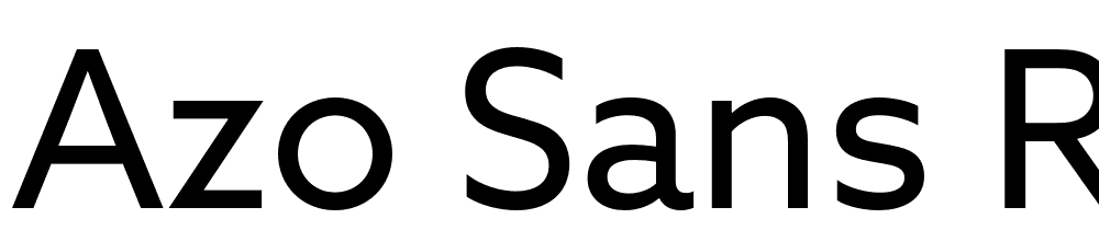 Azo Sans font Full Family Free [Download Now]
