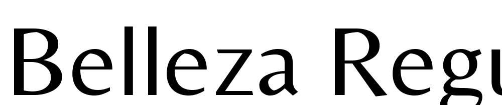 Belleza-Regular font Full Family Free [Download Now]