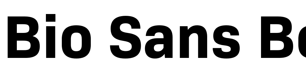 Bio Sans font Full Family Free [Download Now]